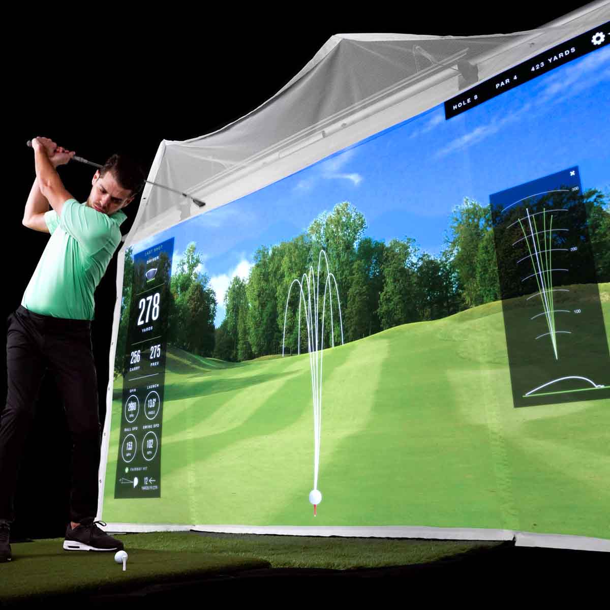Retractable Golf Impact Screen Explained! - GolfInHouse